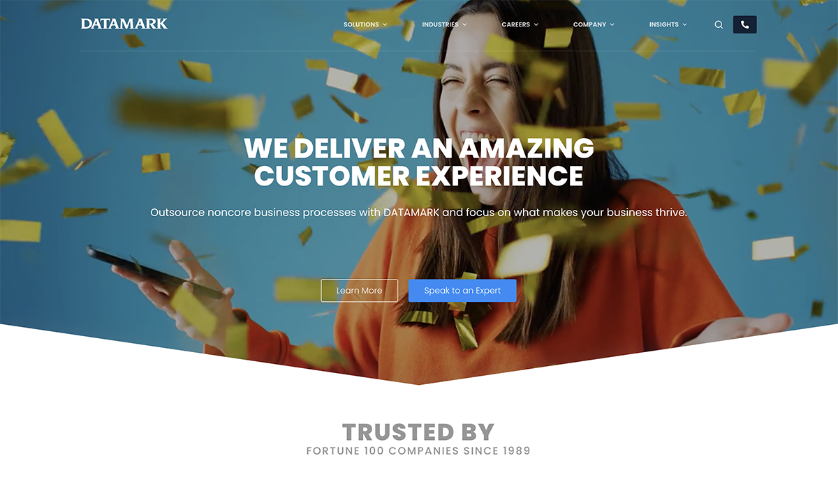 DATAMARK, Inc. | Contact Center & Business Process Outsourcing DATAMARK, Inc. | Contact Center & Business Process Outsourcing